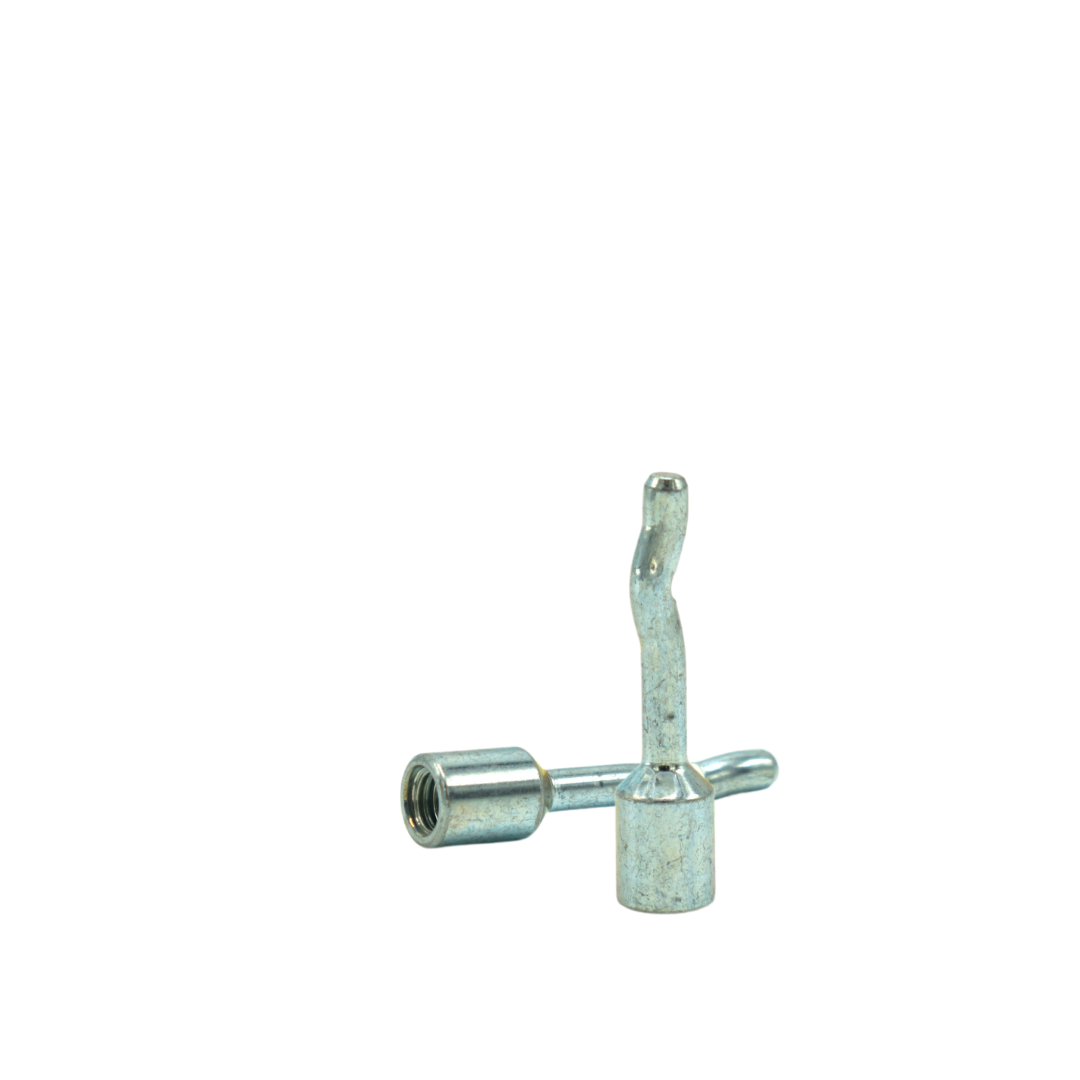 Internally Threaded Head Strike Anchor with 1/4" Coupler, Zinc Plated ...