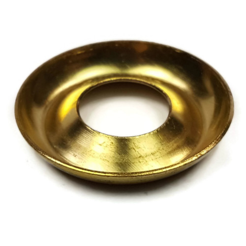 Finishing Cup Washers, Brass, #4