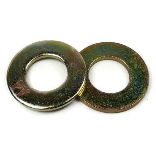Flat Washers, SAE, Yellow Zinc, USA Made, 5/16" (OD .688, ID .344, THK ...