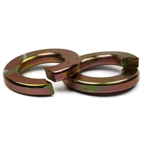 Lock Washers, Split Ring, Grade 8 Yellow Zinc, 5/16 (.314 ID x .583 OD ...