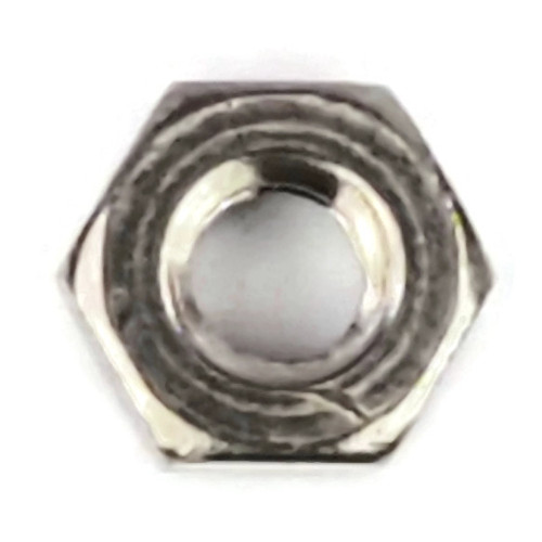 Hex Machine Screw Nuts, Small Pattern Nuts, Stainless Steel 18-8, #2/56 (5/32 Flats x 1/16 Thick)