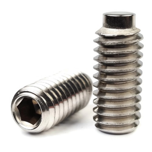 Socket Set Screws, Half Dog Point, Hex 3/32" Drive, Stainless Steel 18 ...