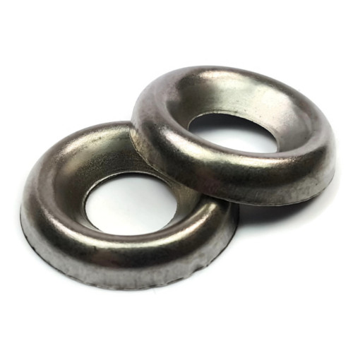 Finishing Cup Washers, Stainless Steel 316, #4