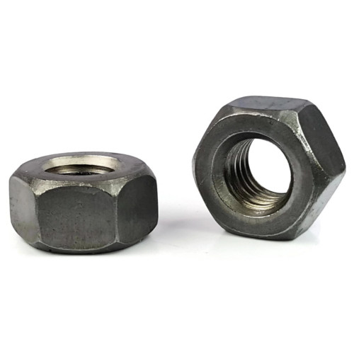 Heavy Hex Nuts, Structural A563 Plain Steel, 3/4"-10 (1.250 Flats, .758 ...
