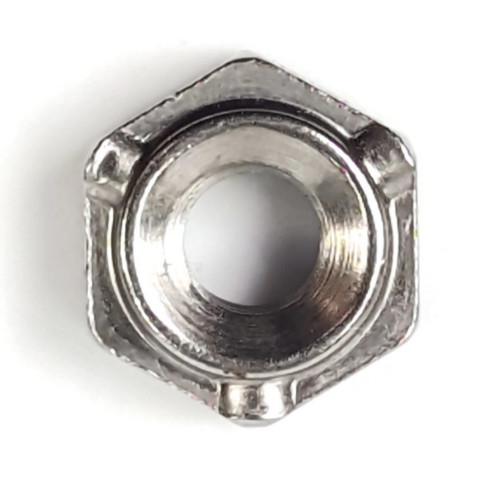 Metric Hex Weld Nuts (3 Projections & Short Pilot), Plain Steel, M10-1.50