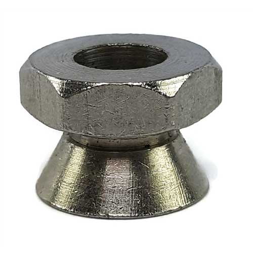 Tamper Proof Shear Breakaway Nuts, Stainless Steel 304, 5/8"-11